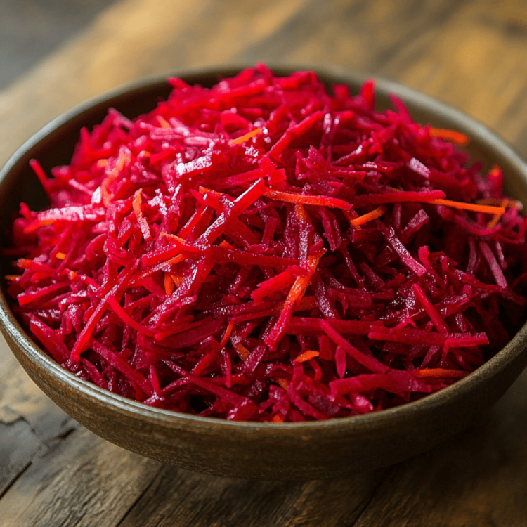Simple No-Cook Grated Beet & Carrot Salad Recipe